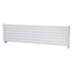 Ximax Fortuna 410mm x 1500mm 2300BTU White Horizontal Designer Radiator ...