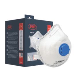 JSP Moulded Disposable Masks P3 10 Pack - Screwfix