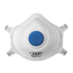 JSP Moulded Disposable Masks P3 10 Pack - Screwfix