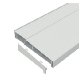 Crystal uPVC Sill-End Caps White 180mm 2 Pair - Screwfix