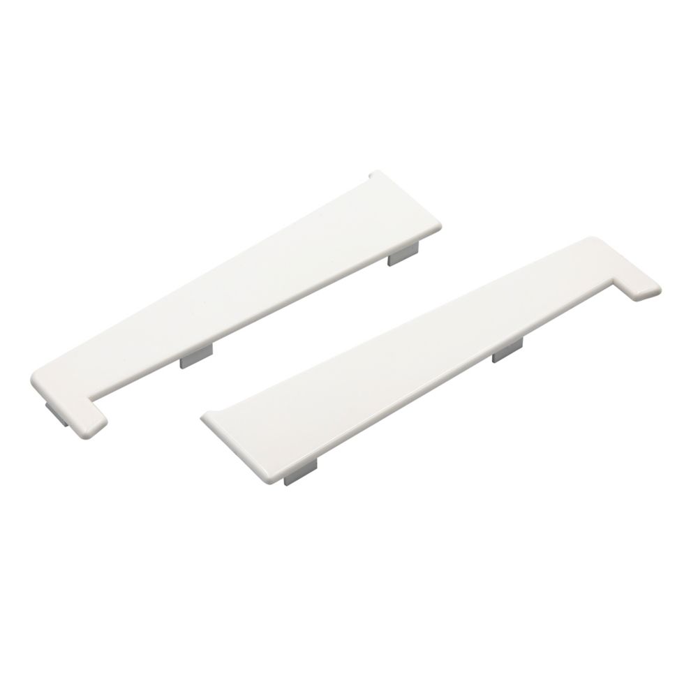Crystal uPVC Sill-End Caps White 180mm 2 Pair - Screwfix
