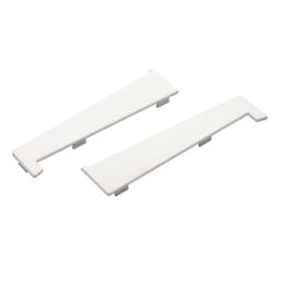 Crystal uPVC Sill-End Caps White 180mm 2 Pair - Screwfix