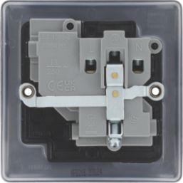British General Nexus Metal 13A 1-Gang DP Switched Power Socket Matt ...