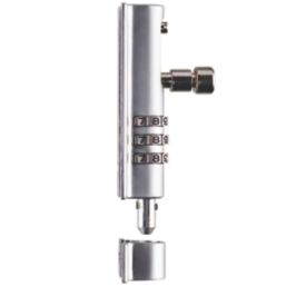 Squire Die-Cast Steel 3-Dial Combination Bolt 92mm Chrome - Screwfix