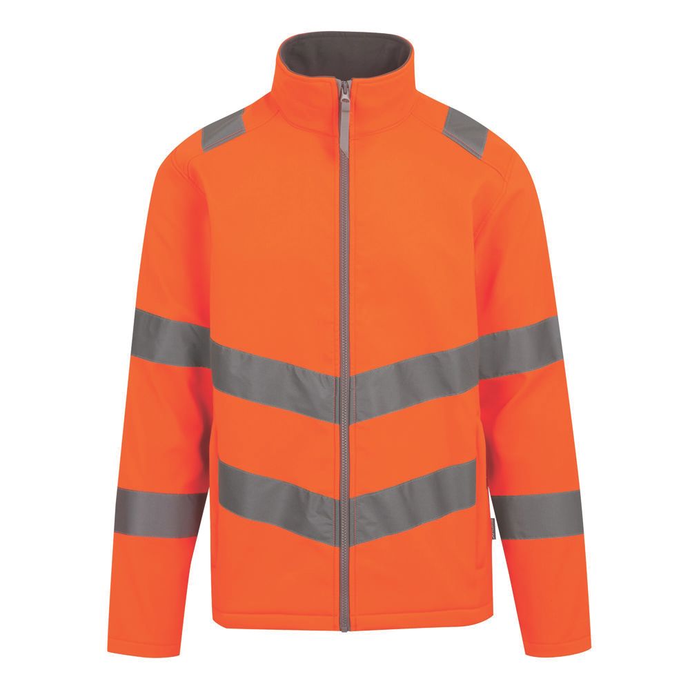 Regatta Ablaze 2 Layer Softshell Hi- Vis Jacket Orange Medium 39.5 ...