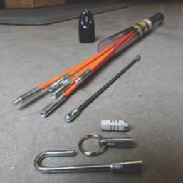 C.K Mighty Rod 6mm Flexible Cable Rod Set 3.3m 14 Pieces - Screwfix