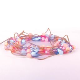 TCP 10m Outdoor LED Bobble RGB Bluetooth String Lights 4W 56lm - Screwfix