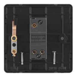 Arlec 10A 1-Gang 2-Way Light Switch Black Nickel - Screwfix