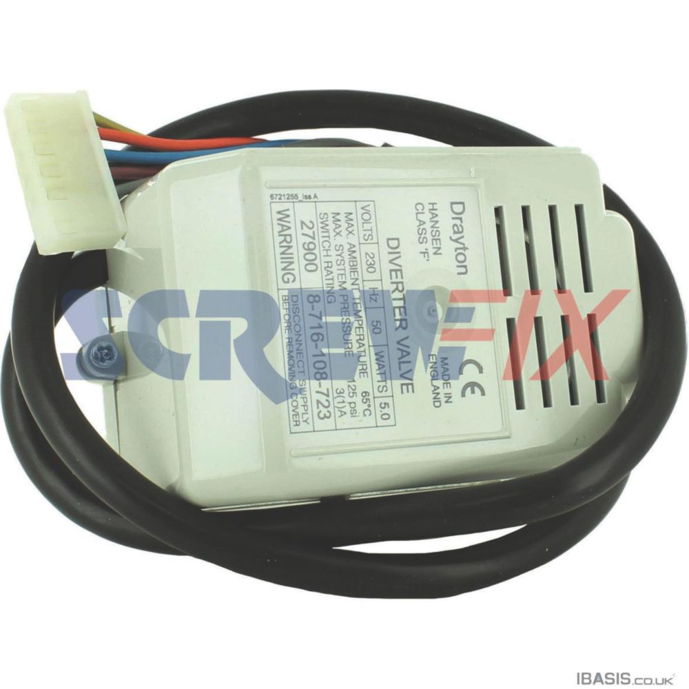 Worcester Bosch 87161087230 Diverter Valve Actuator Assembly - Screwfix