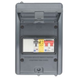 Lewden PRO IP65 Weatherproof Outdoor 6-Module 4-Way Populated EV ...