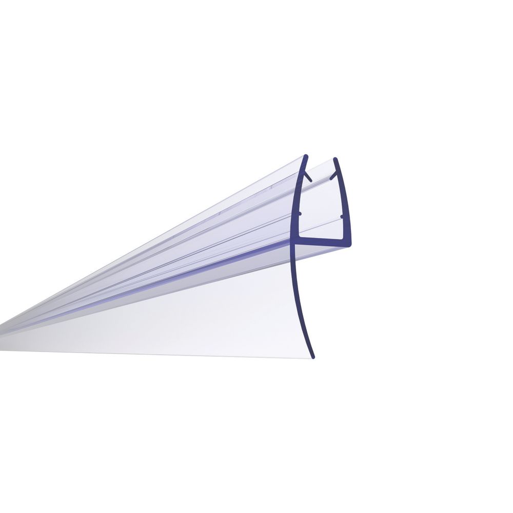 ETAL Neo Blade/Fin Shower Door Seal Clear 6mm x 2000mm - Screwfix