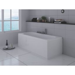 Highlife Bathrooms Halite Adjustable Front Bath Panel 1900mm Gloss ...