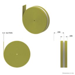 JG Underfloor JGUFHEDGE12 LowFit Edge Strip 100mm x 25m - Screwfix