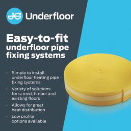 JG Underfloor JGUFHEDGE12 LowFit Edge Strip 100mm x 25m - Screwfix