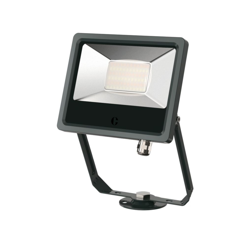 Collingwood Indoor & Outdoor LED Residential Floodlight Anthracite 30W ...