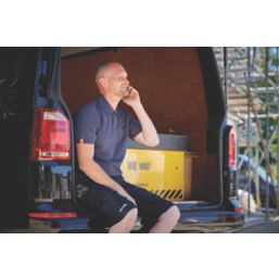 Scruffs Worker Polo Navy X Large 48" Chest - Screwfix