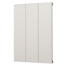 Ignite 600mm x 418mm 1527BTU White Vertical Designer Radiator - Screwfix