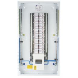 Lewden TPN 16-Way Non-Metered 3-Phase Type B Distribution Board - Screwfix