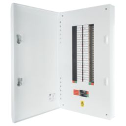 Lewden TPN 16-Way Non-Metered 3-Phase Type B Distribution Board - Screwfix