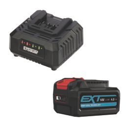 Erbauer 18V 1 x 4.0Ah Li-Ion EXT Cordless Combi Drill - Screwfix