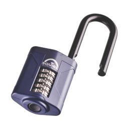 Squire CP60/2.5 Water-Resistant Long Shackle Combination Padlock Blue ...
