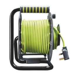 Masterplug PRO-XT 13A 1-Gang 28m 25+3m IP54 Reverse Cable Reel 13A 240V ...