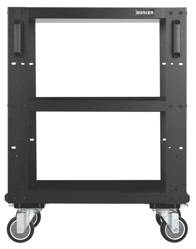 Bunker 23634 3-Tier Trolley 646mm x 458mm x 863mm - Screwfix