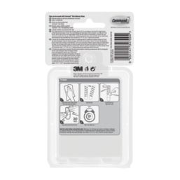 Command Clear Self-Adhesive Decorating Clips 40 Piece Set - Screwfix
