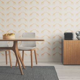LickPro Yellow Animal 03 Wallpaper Roll 52cm x 10m - Screwfix