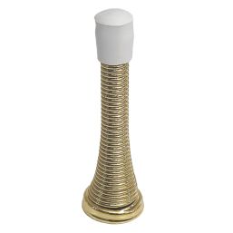 Smith & Locke Cone Spring Door Stops 24 x 79mm Polished Brass 10 Pack ...
