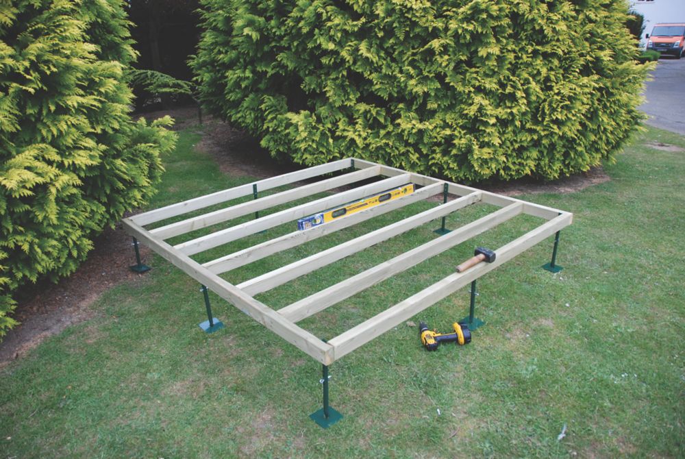 Shire 6' 6" x 6' 6" Timber Shed Base - Screwfix