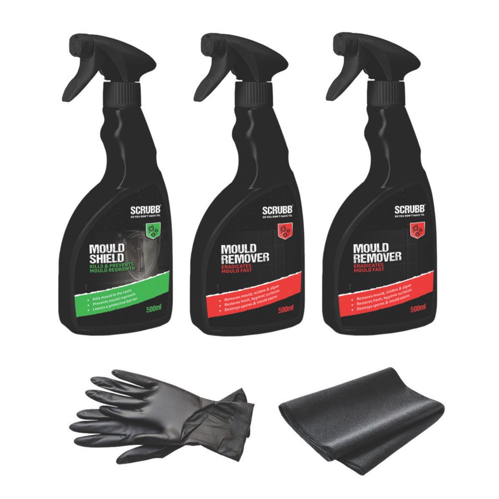 Scrubb Ultimate Mould Eradication Kit - Screwfix