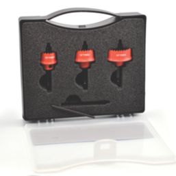 Armeg Acceler8 3-Saw Sheet Steel Holesaw Set - Screwfix