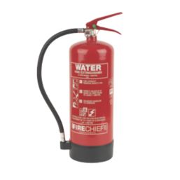Firechief Water Additive Fire Extinguisher 6Ltr - Screwfix