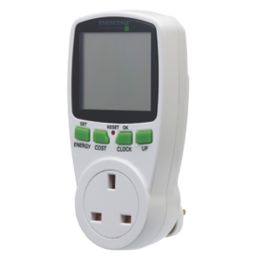 Energenie ENER007 Energy Saving Power Meter Socket - Screwfix