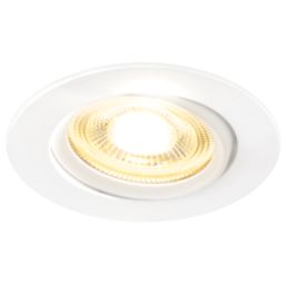 LAP Tilt LED Downlight White 4.5W 420lm - Screwfix