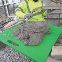 Marshalltown Gatorback ABS Plastic 70Ltr Mortar Board 24" x 24" - Screwfix