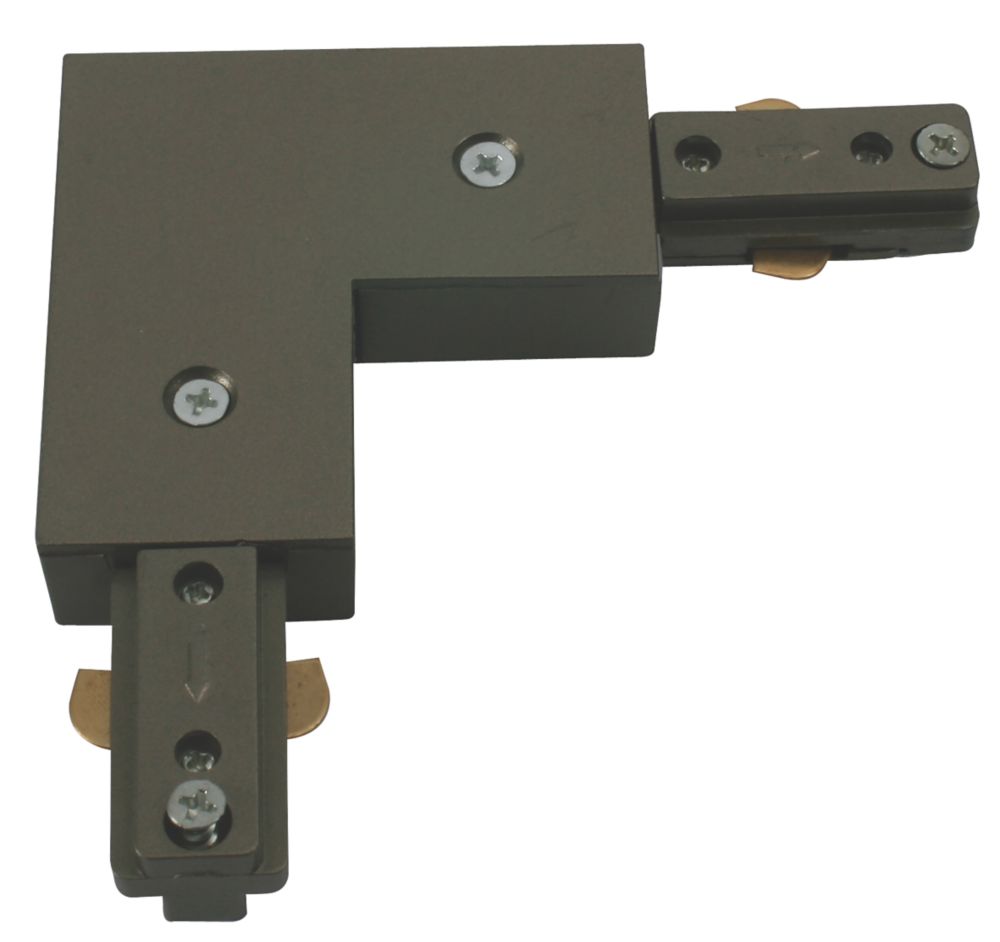 Knightsbridge 1-Circuit Right Angle Connector Satin Nickel - Screwfix