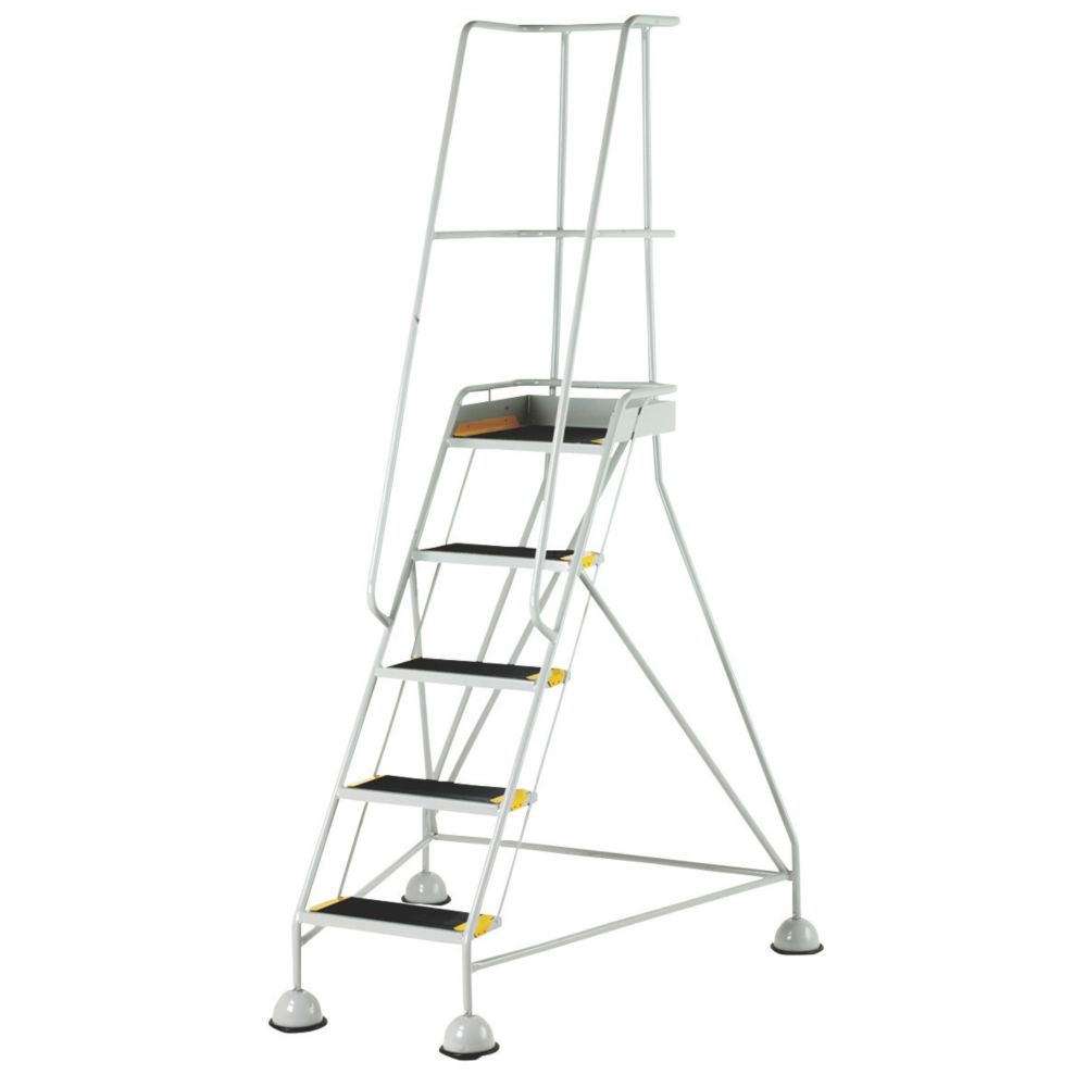 TB Davies Stepmobile Plus Steel 5-Treads Grey Warehouse Steps 1.27m ...