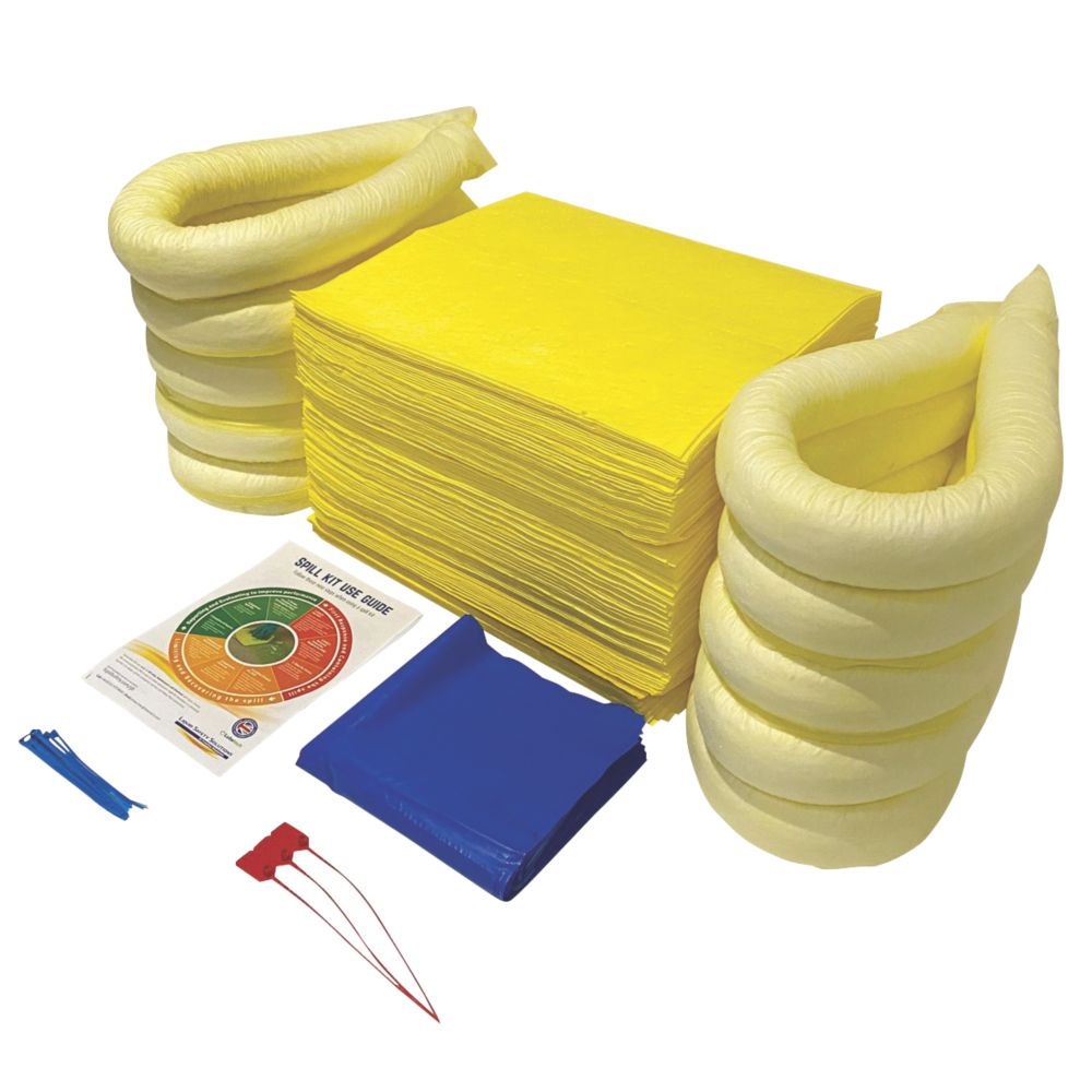 Lubetech 07-1120R 120Ltr Chemical Spill Refill Kit - Screwfix