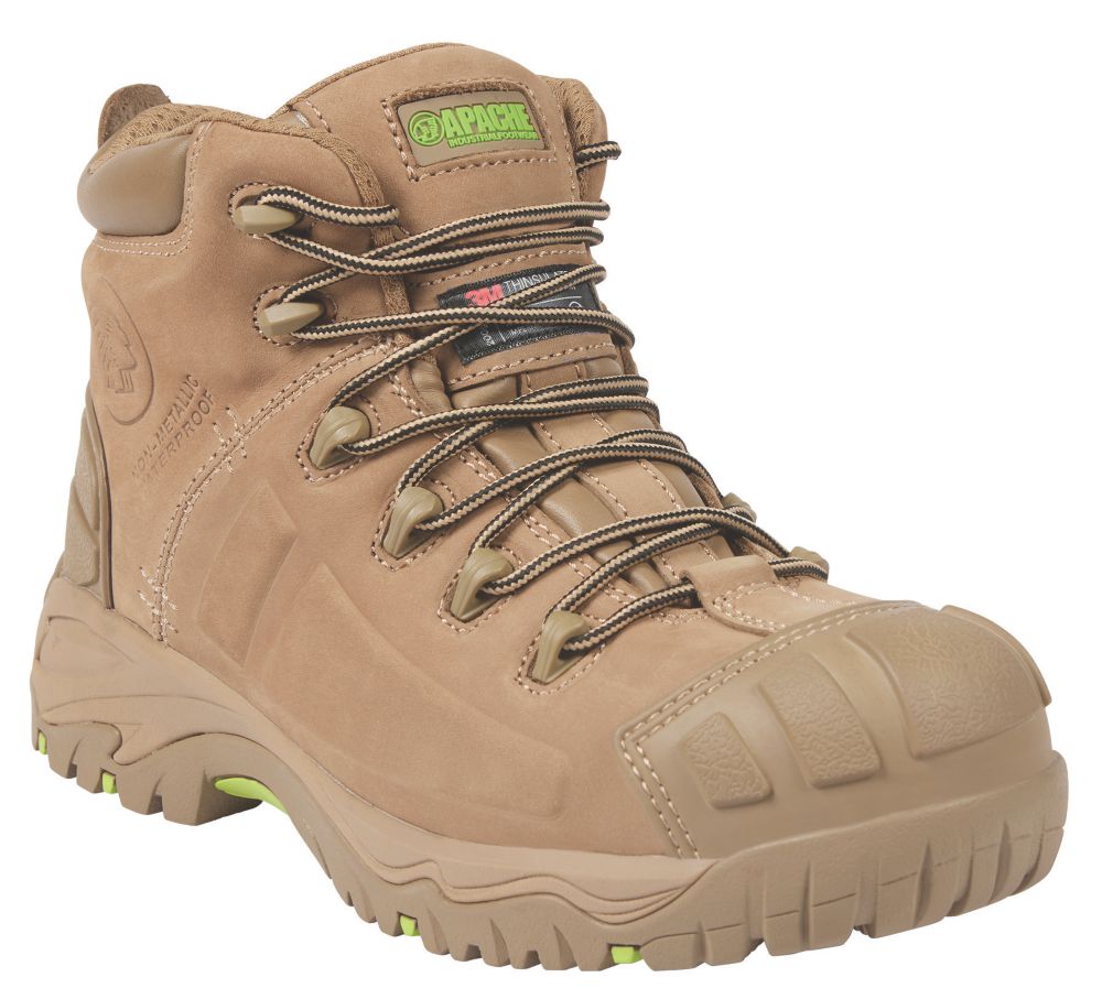 Apache Mercury Size 9 Stone Waterproof Safety Boots - Screwfix