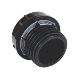 FloPlast Push-Fit Air Admittance Valve Black 110mm - Screwfix