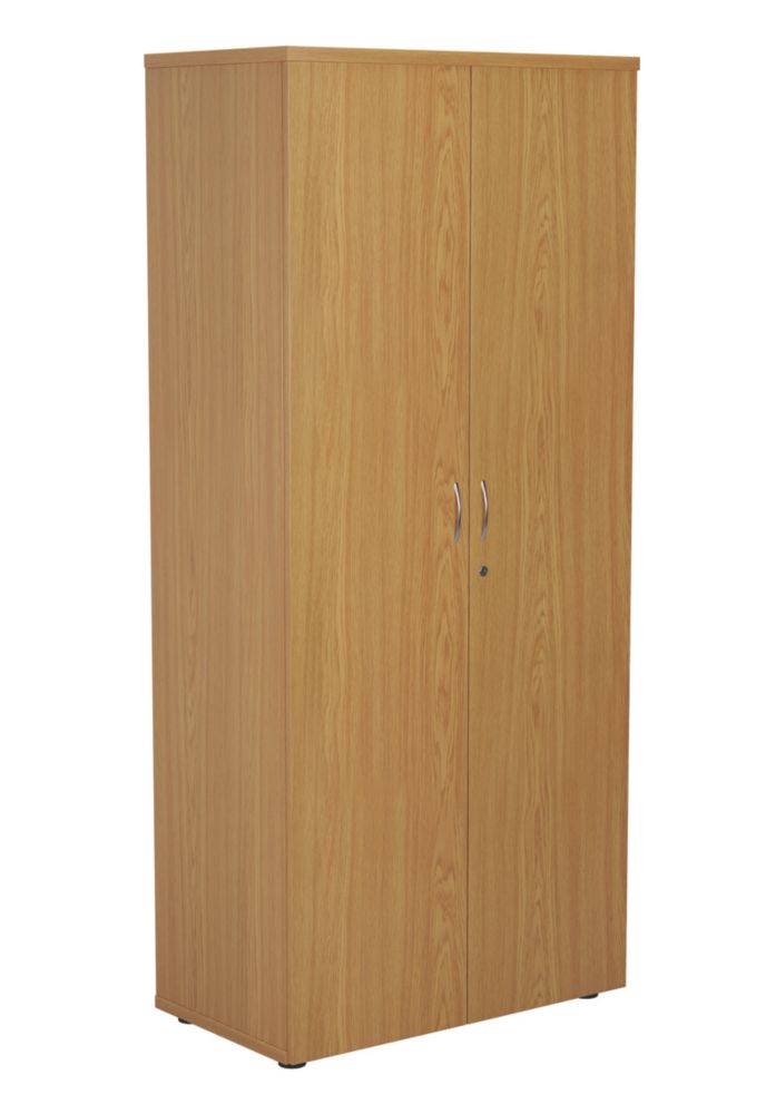 TC Group 4-Shelf Cupboard Nova Oak 800mm x 1800mm - Screwfix