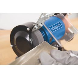 Scheppach HG 34 75mm Electric Bench Grinder & Polisher & 100 Piece ...