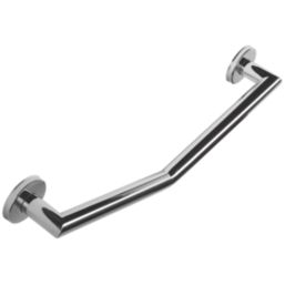 Croydex Angled Household Grab Bar Chrome 600mm - Screwfix