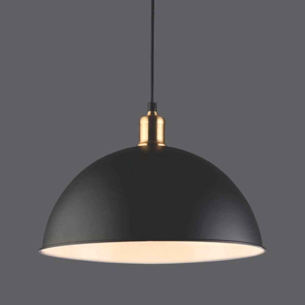Quay Design Orion Pendant Light Matt Black | Pendant Lights | Screwfix.com