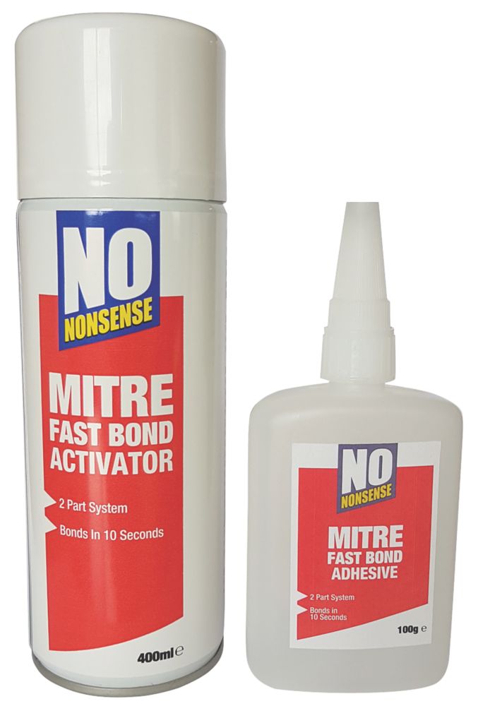 No Nonsense Mitre Adhesive Trade Pack 400ml - Screwfix