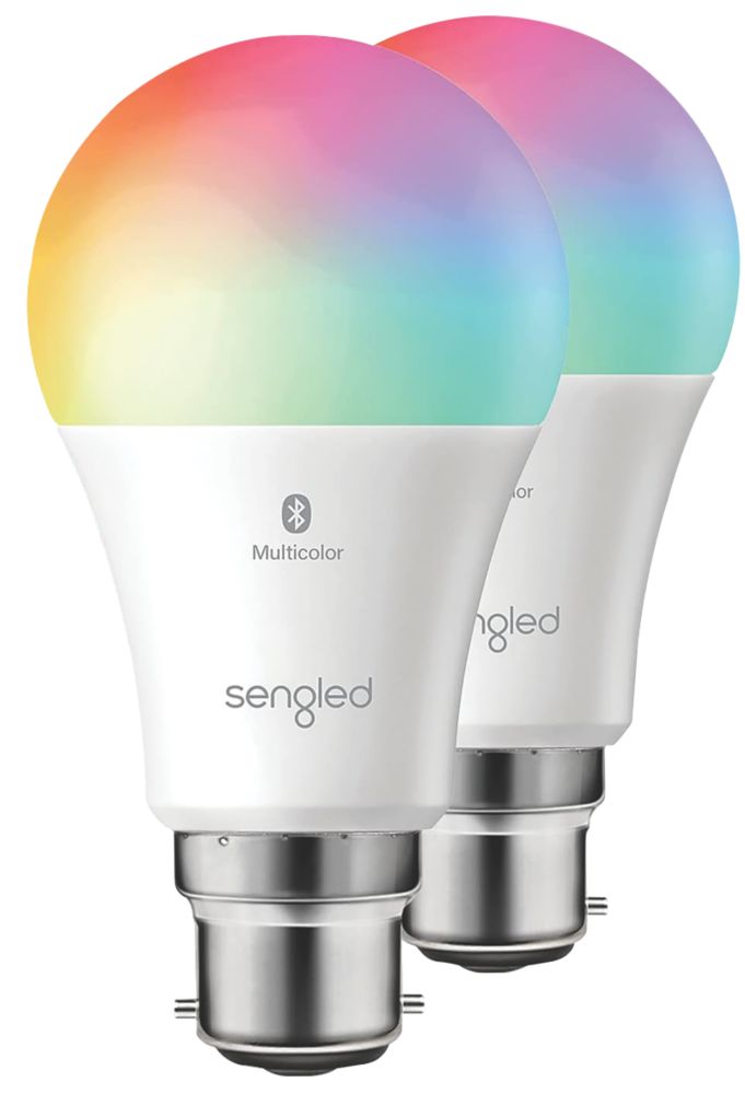 Sengled W21-U33 BC A60 Assorted LED Smart Light Bulb 7.8W 806lm 2 Pack ...