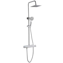 ETAL Garda Rear-Fed Exposed Polished Chrome Thermostatic Bar Mixer ...