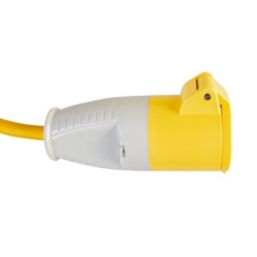 Defender Yellow 110V 32A Extension Lead 14m x 2.5mm² - Screwfix